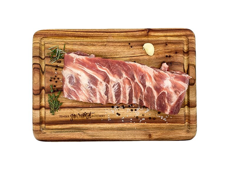 1kg USA Pork Ribs - Plain / Flavoured - Tender Gourmet Butchery