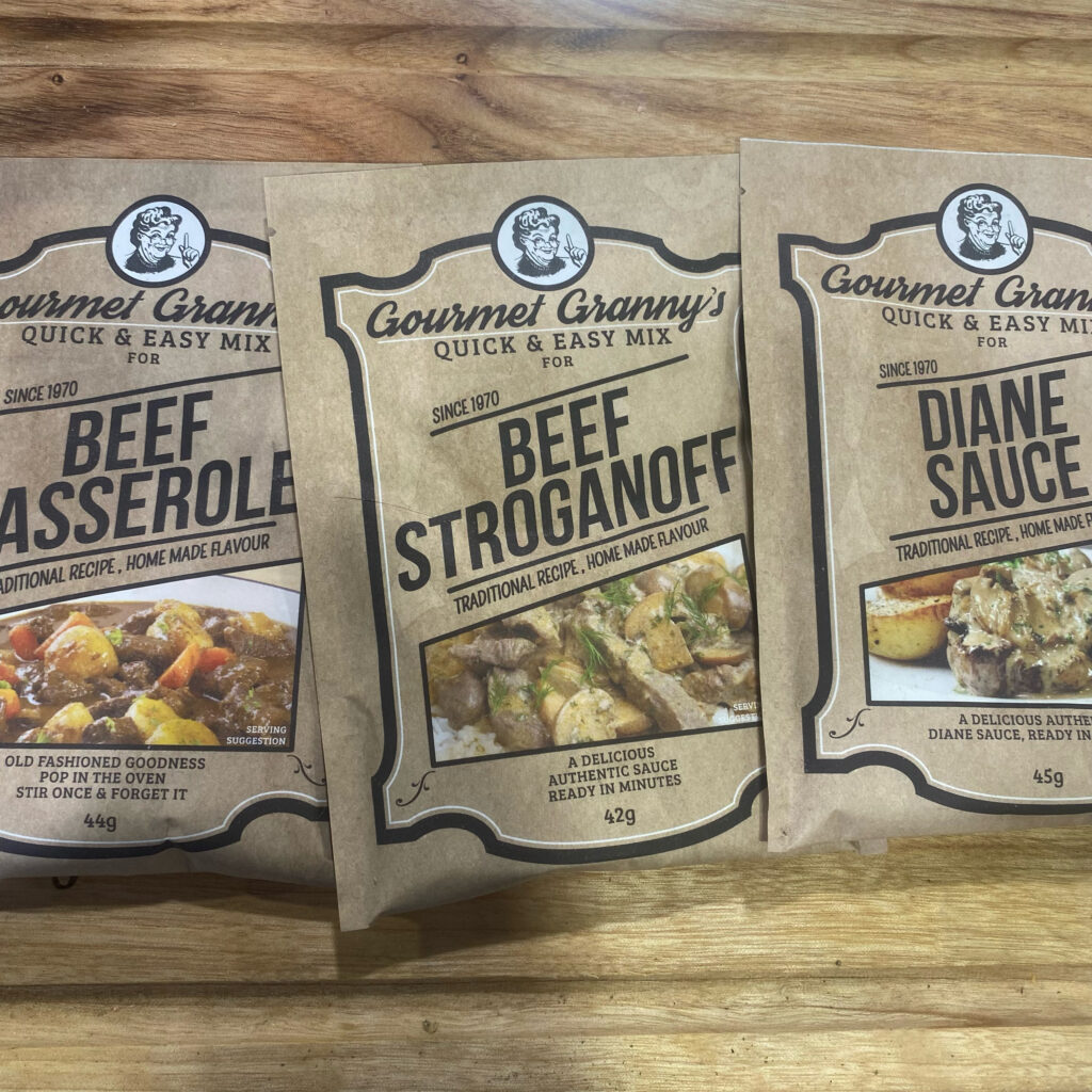 Gourmet Grannies packet mixes - Tender Gourmet Butchery